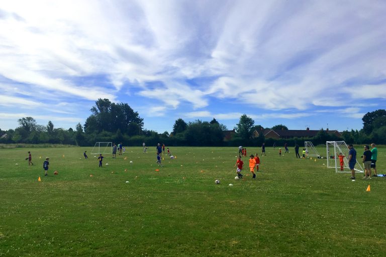 Noughts and Crosses football practice - JBFC Football